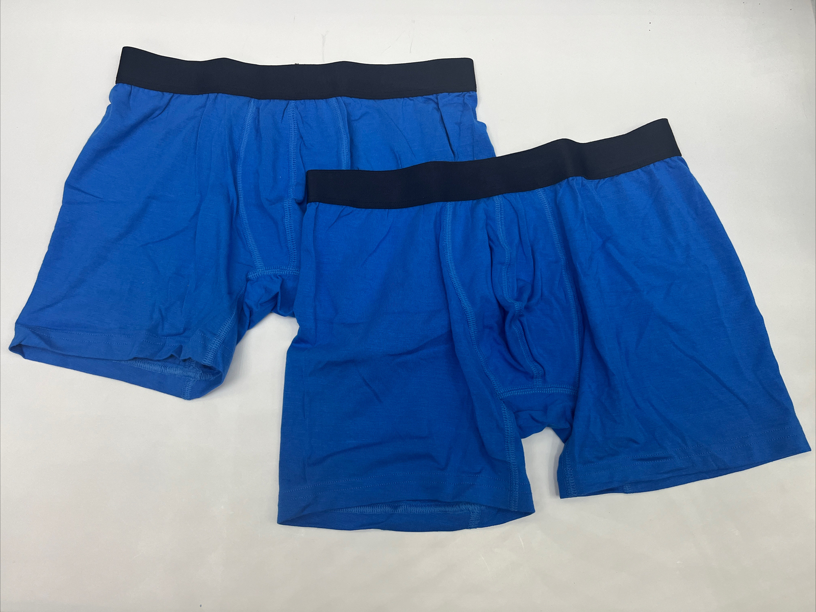 NEW MeUndies SOLID BLUE boxer Briefs Underwear Mens Size SMALL LOT OF 2 ...