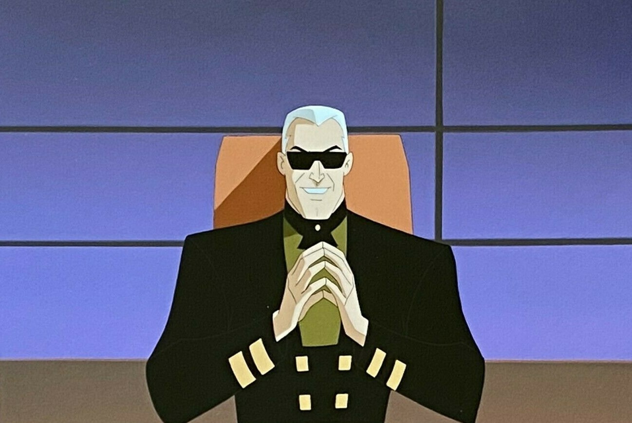 BRUCE TIMM rare DEREK POWERS cel + OBG SET Meltdown BATMAN BEYOND BTAS ...