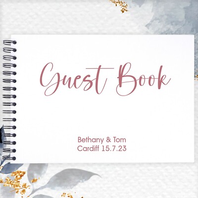 Personalised Event Guest Book A3/A4/A5 Scrapbook, Photo Album, Memory ...