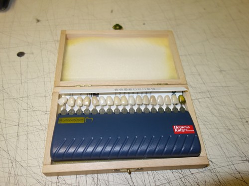 Heraeus Kulzer Premium Linie shade guide in Box | eBay