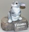 Bunny Rabbit Urn Pet Ashes Memorial Tombstone Statue Grave Marker ...