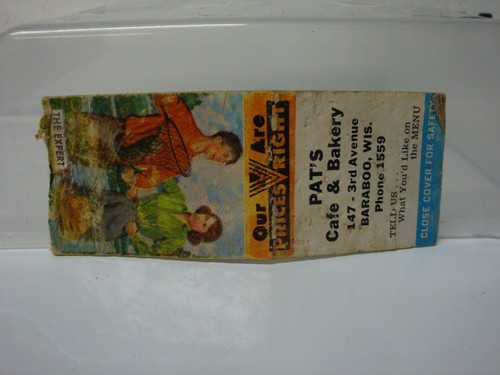 Pat's Cafe & Bakery. Baraboo, Wis. 1940s matchbook | eBay