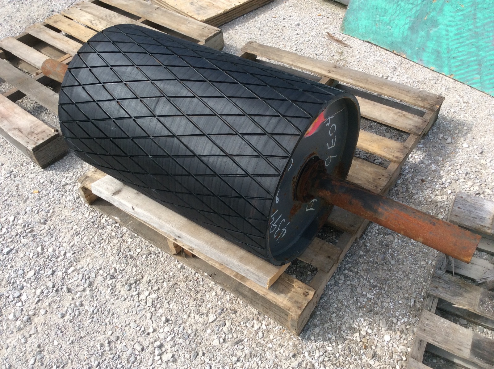 30" Drive Roller -30 inch Conveyor Roller rubber lagged head roller ...