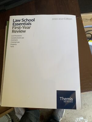 Law School Essentials First-Year Review 2020-2021 Edition Themis Bar ...