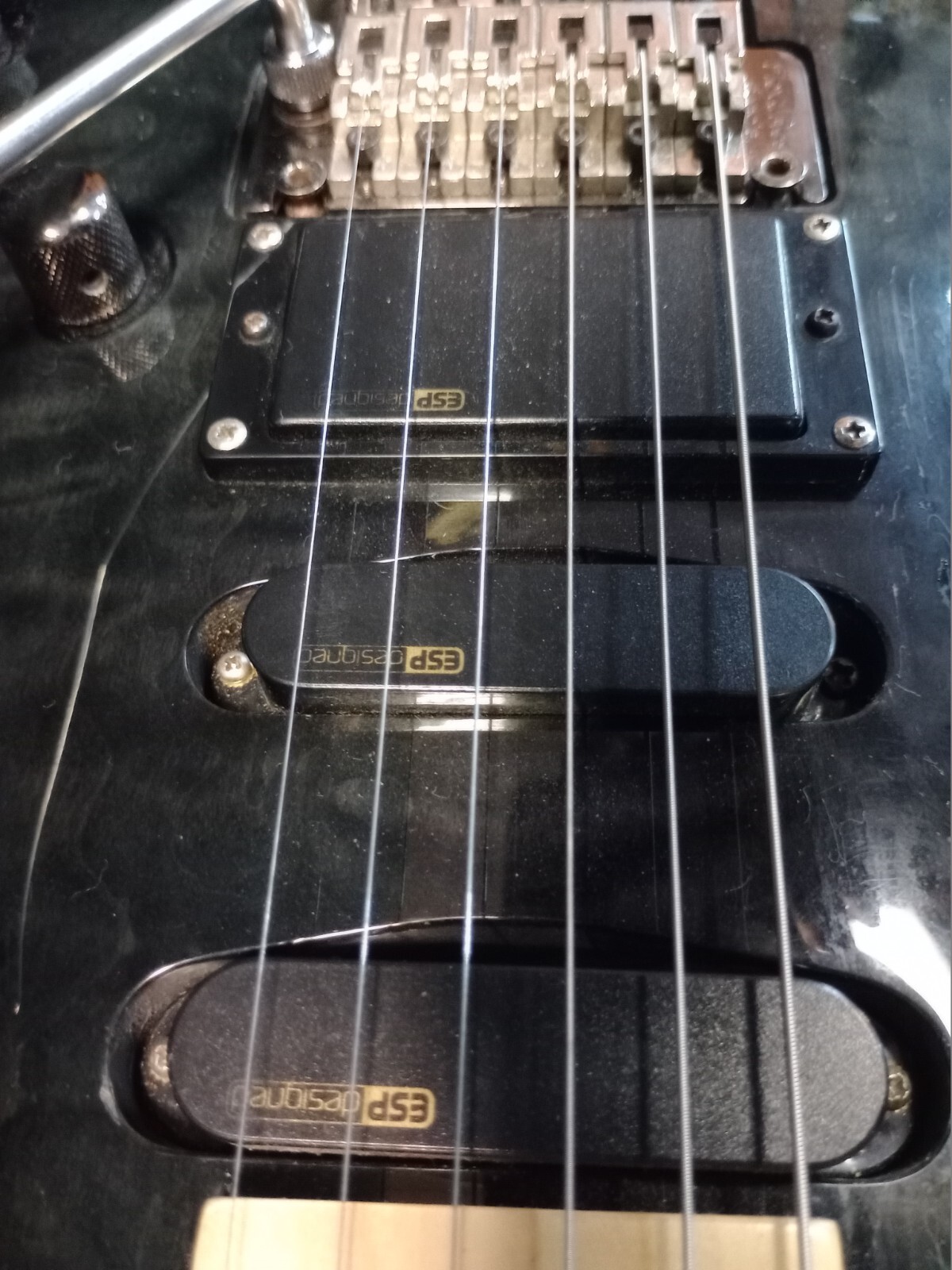 ESP LTD MH-103 QM w/Active Pickups HSS Dark Gray *** FREE SHIPPING ...