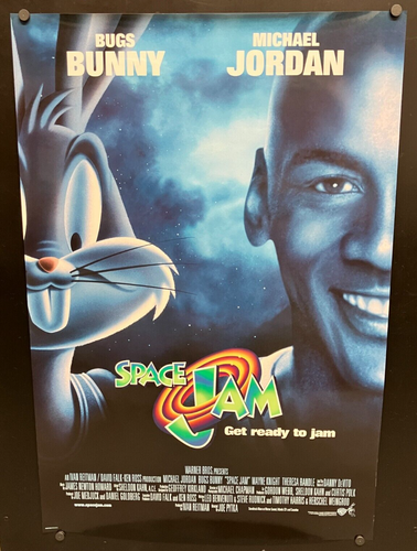 original Space Jam - Michael Jordan Rolled Movie Poster 27x40 (NEW) | eBay