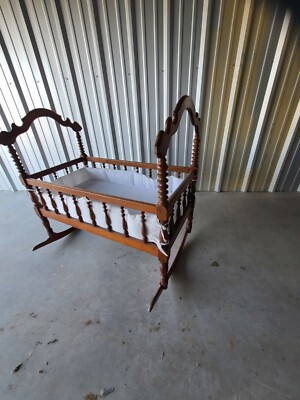 Baby Cradles - Wood Rocking Cradle