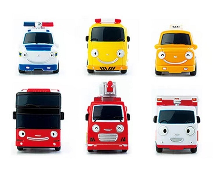 Tayo The Little Bus Special Mini Bus Set (Citu Alice Nuri Pat Toto ...