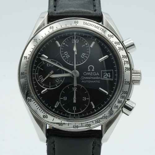 OMEGA Speedmaster Date & Men's 1750.043 Automatic 39MM Pretty Steel Black OM303 | eBay