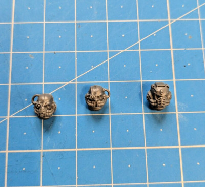 Iron Hands Upgrades Bits Character Heads Bionic Eye Space Marines IH ...