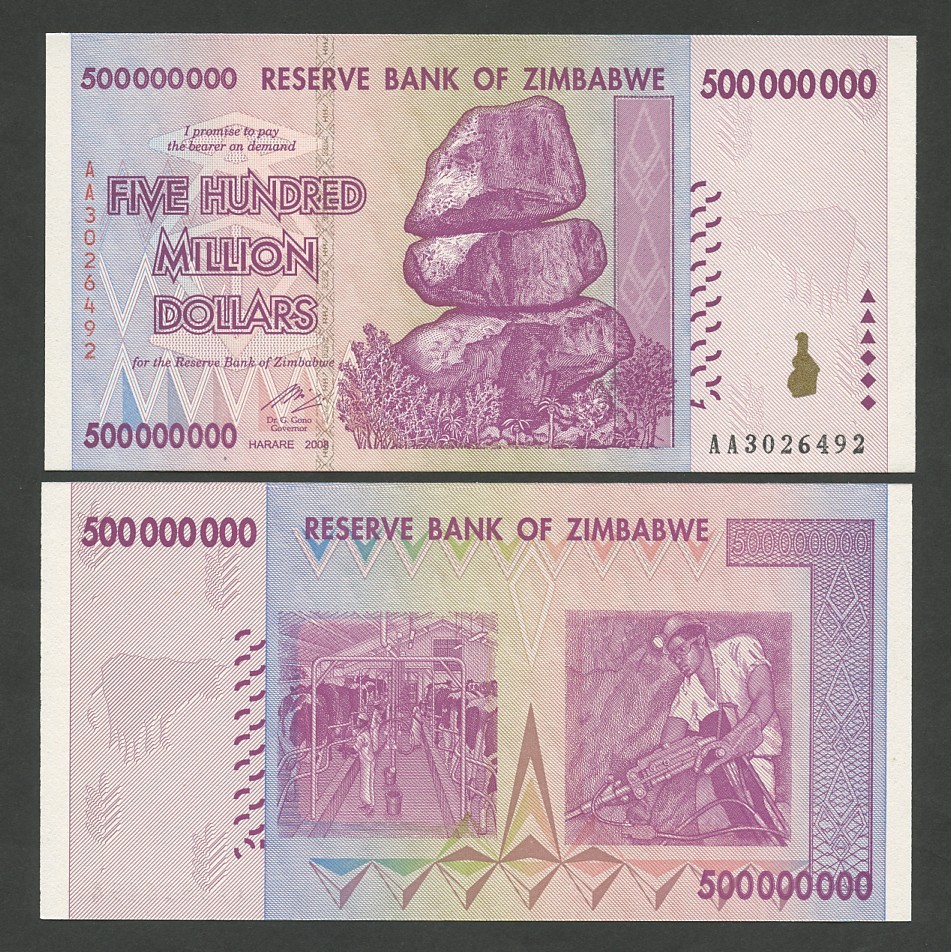 ZIMBABWE $100 trillion billion UNCIRCULATED Banknotes 100% UK TRUSTED ...