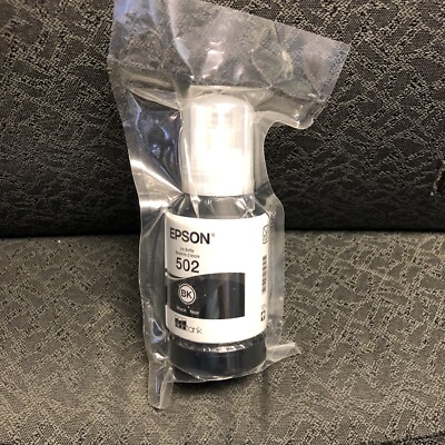 NEW！ EPSON T502 EcoTank Ink Ultra-high Capacity Bottle Black 502 127ml ...
