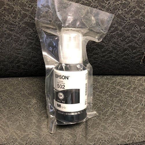 NEW！ EPSON T502 EcoTank Ink Ultra-high Capacity Bottle Black 502 127ml ...