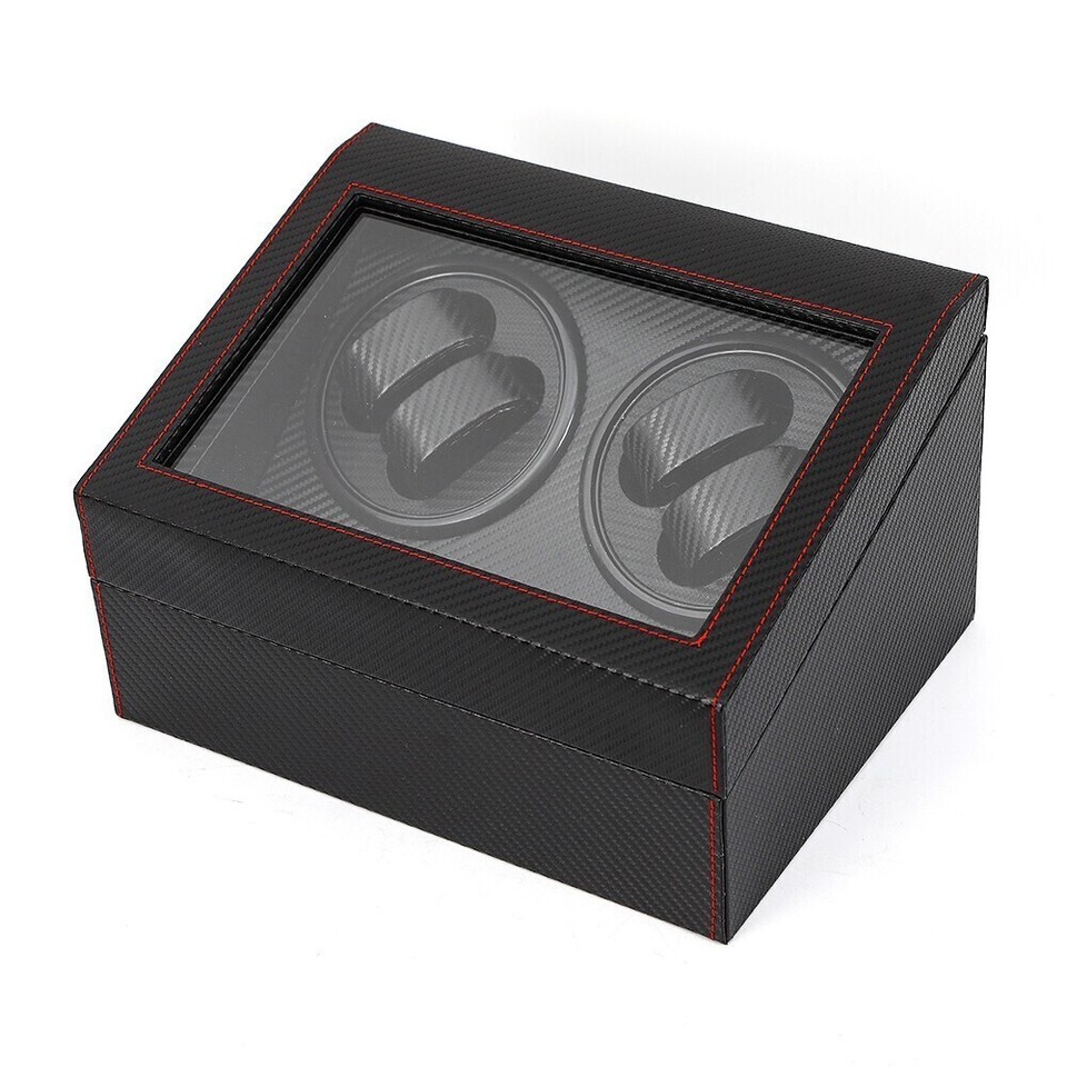 4+6 Automatic Rotation Watch Winder Box Storage Case Self Winding ...