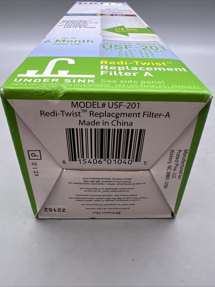 Brita Redi-Twist Under Sink Replacement Filter A USF-201 - New in Box ...