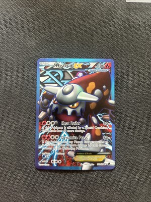 Heatran EX 109/116 Plasma Freeze Full Art Ultra Rare Holo Pokemon Card ...