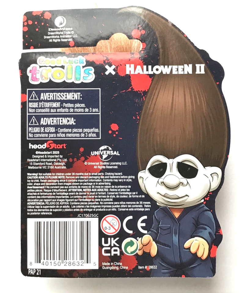 (1) MICHAEL MYERS Halloween II Movie Good Luck Troll Doll NEW!!!!!! | eBay