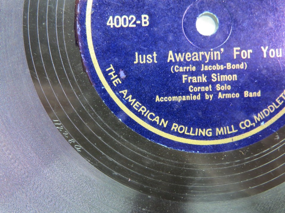 Armco Band - GENNETT PERSONAL RECORD 4002 - Just Awearyin For You ...