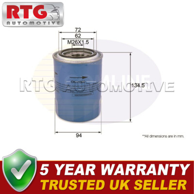 Oil Filter Fits Kia Sorento 2002-2011 2.5 CRDi 263104A010 263104A000 ...