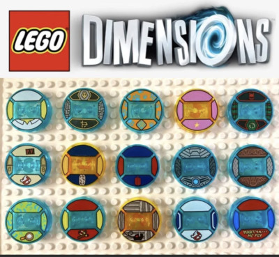 LEGO Dimensions NFC Toy Tag RFID Game Disc FINN, BEAST BOY, GAMER ...
