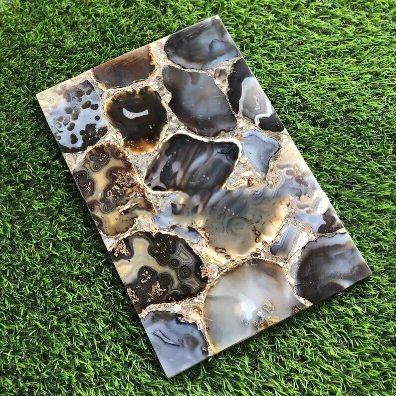 Agate Stone Kitchen Countertop/Slab Dining Table Stone Tabletop | eBay