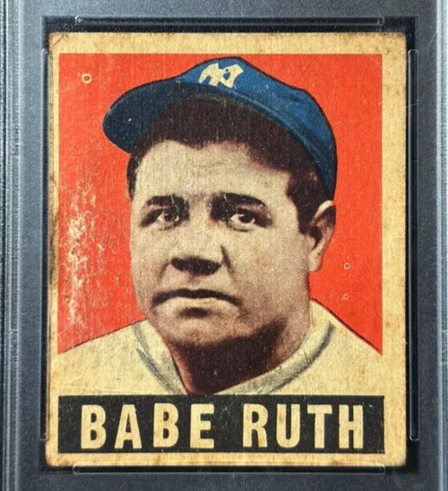 1948 Babe Ruth #3, Leaf Baseball Trading Card, Yankees, Hall of Fame ...