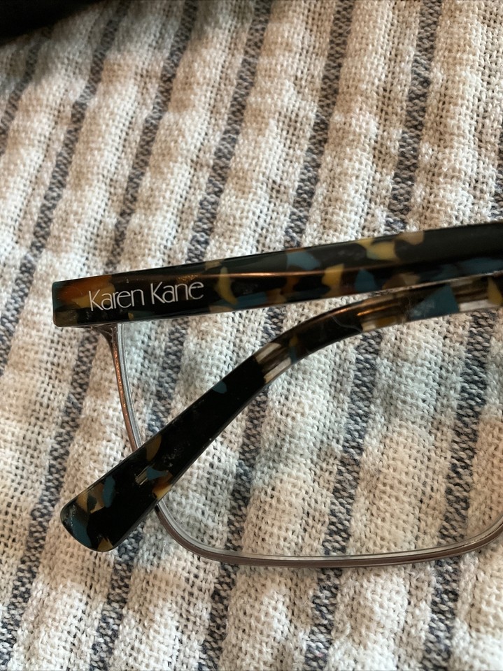 Karen Kane Light Pink Frames Multicolored Eyeglasses Glasses W Case 53 ...