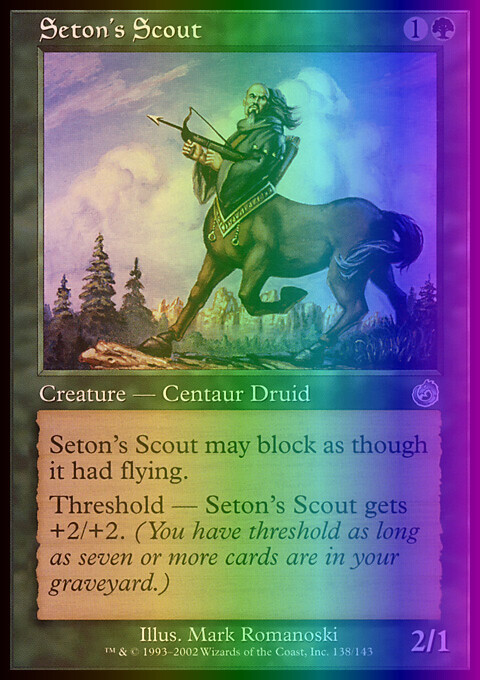 Magic the Gathering MTG Seton's Scout (138) Torment LP FOIL | eBay