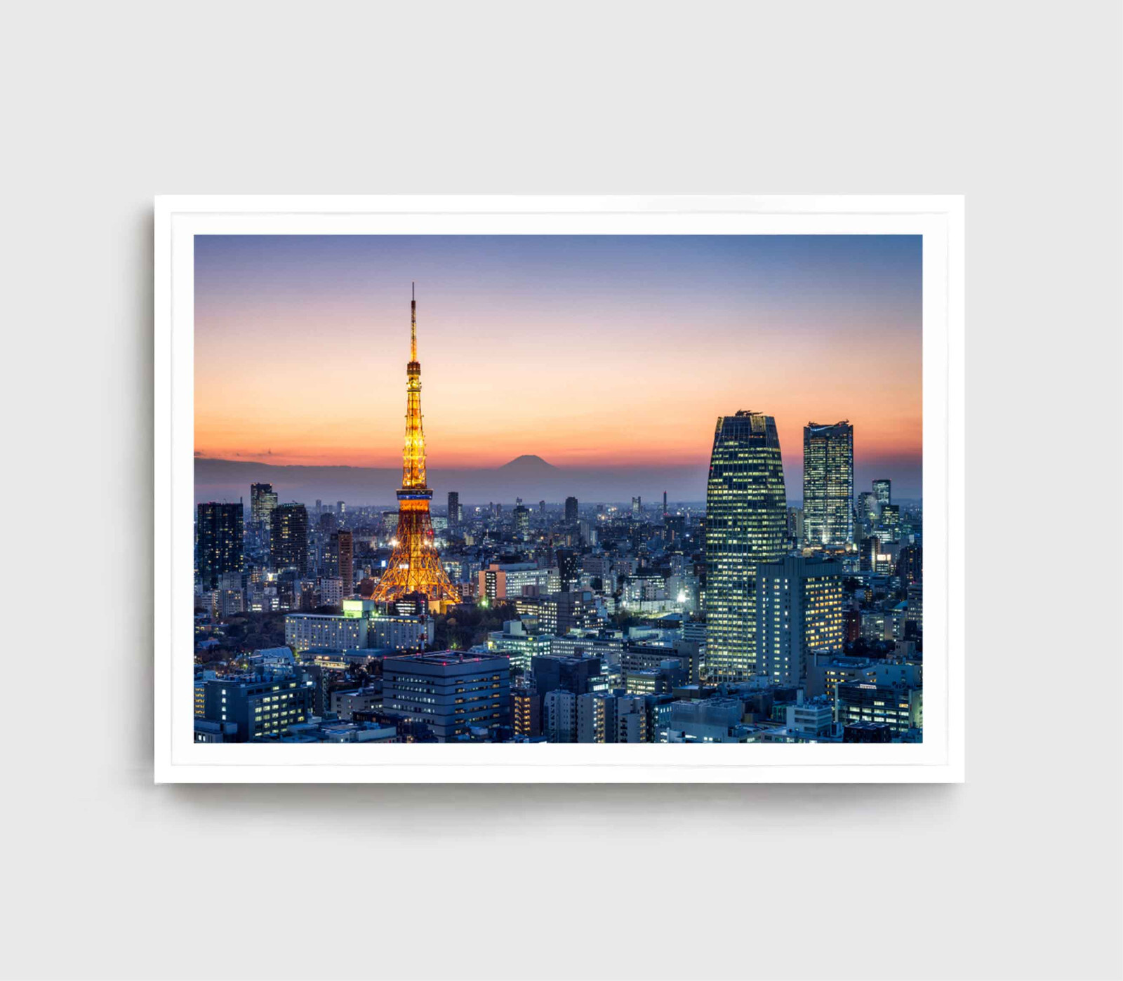 Tokyo City Night Print, Japan Wall Art, Tokyo Framed Skyline View Wall Art, City | eBay