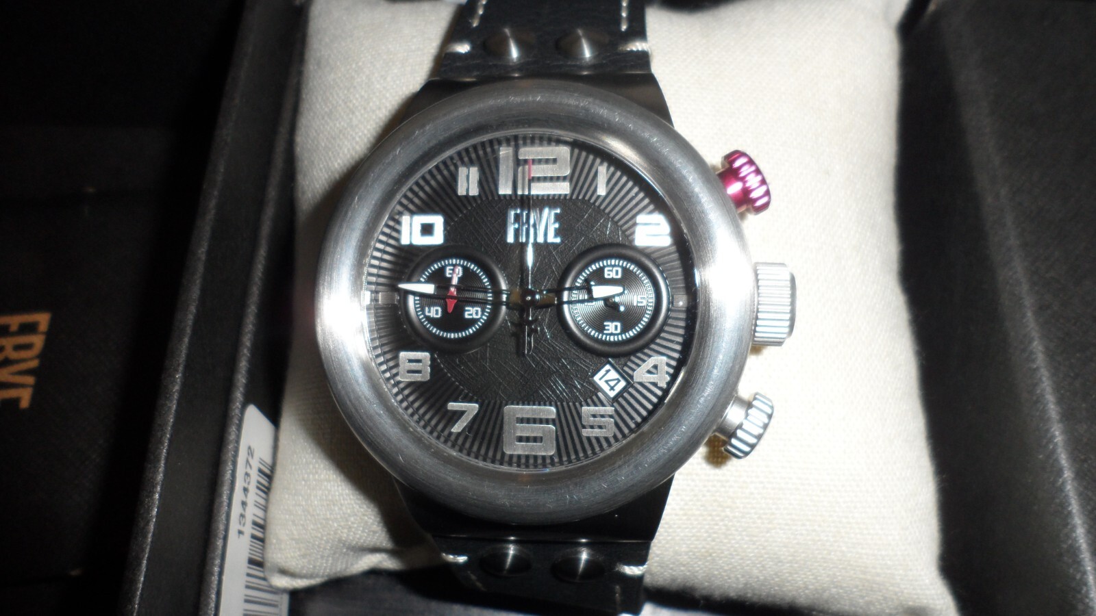 Frye Men's Chronograph Black Leather Strap Watch - 37Fr00005-01 ($375 ...