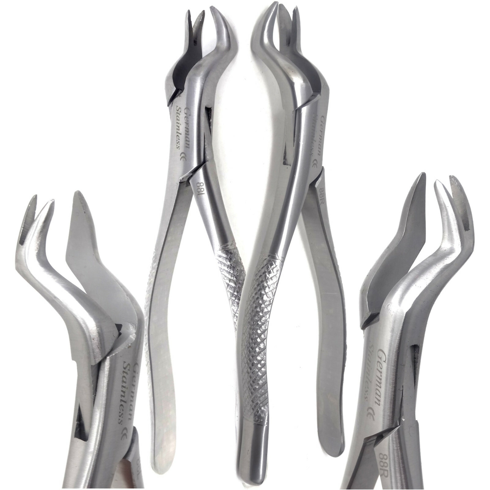 Set of 2 Dental Forceps 88L & 88R Molar Tooth Extracting Surgical ...