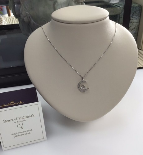 LADIES HALLMARK DIAMOND PENDANT NECKLACE | eBay