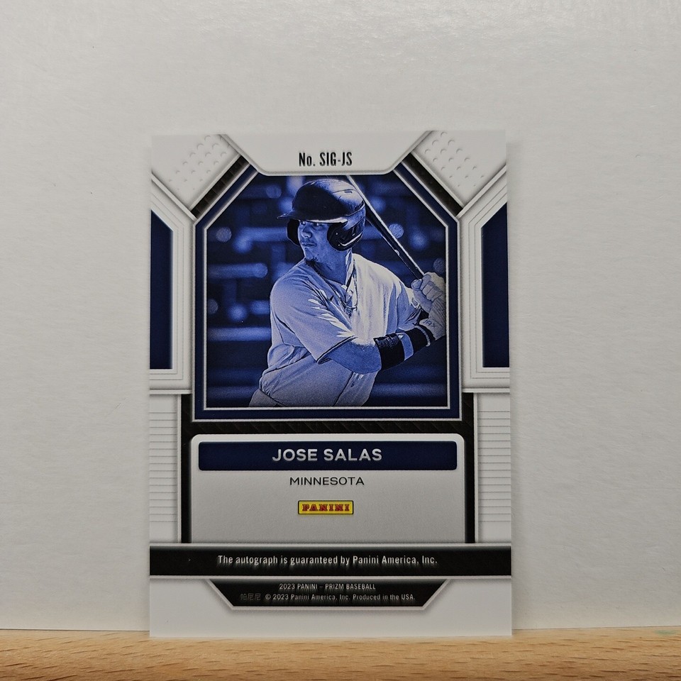 2023 Panini Prizm Baseball Jose Salas Signatures Autograph card AUTO ...