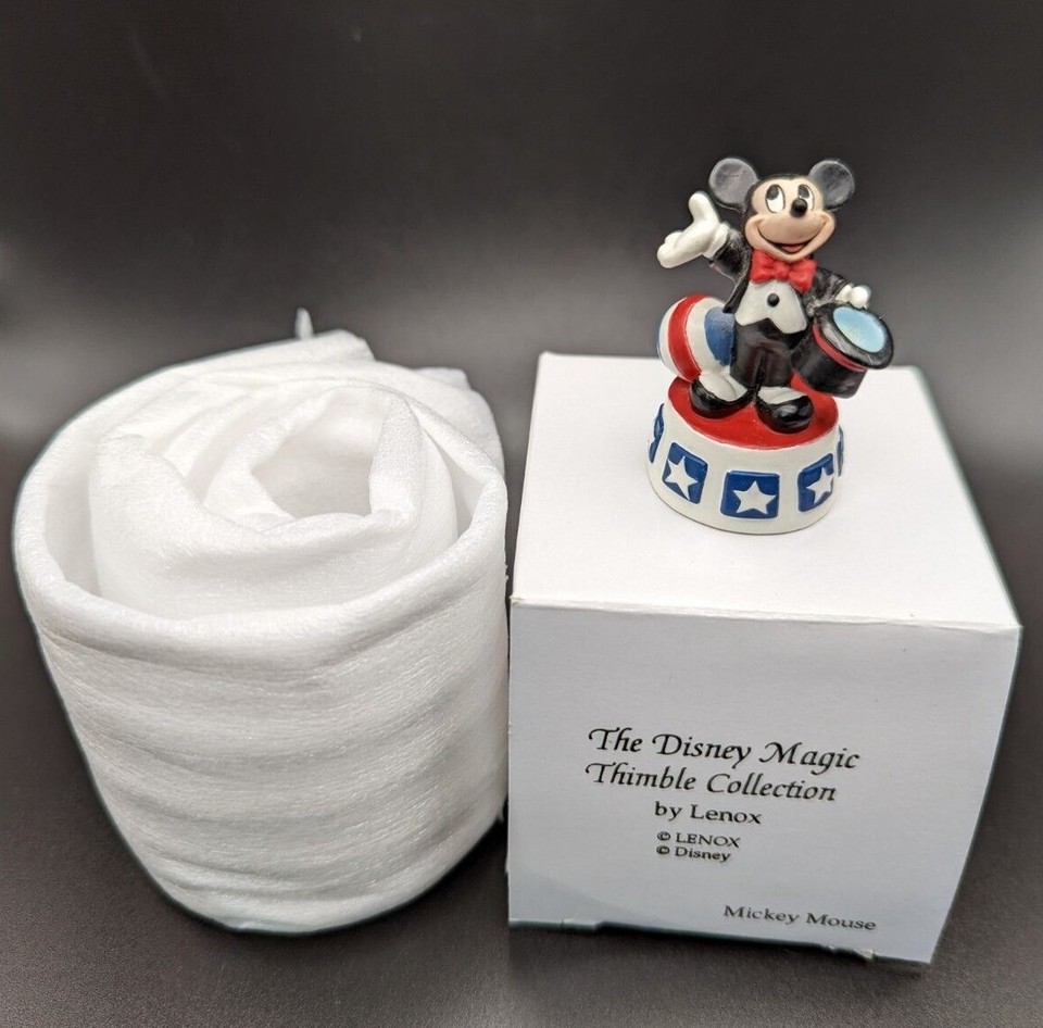 Disney Magic Thimble Collection by Lenox - Handcrafted, Mint, In Box | eBay