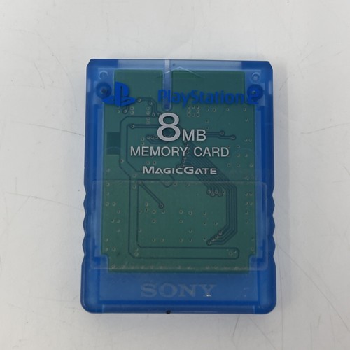 Sony Playstation 2 PS2 Official OEM MagicGate 8mb Memory Card Genuine ...