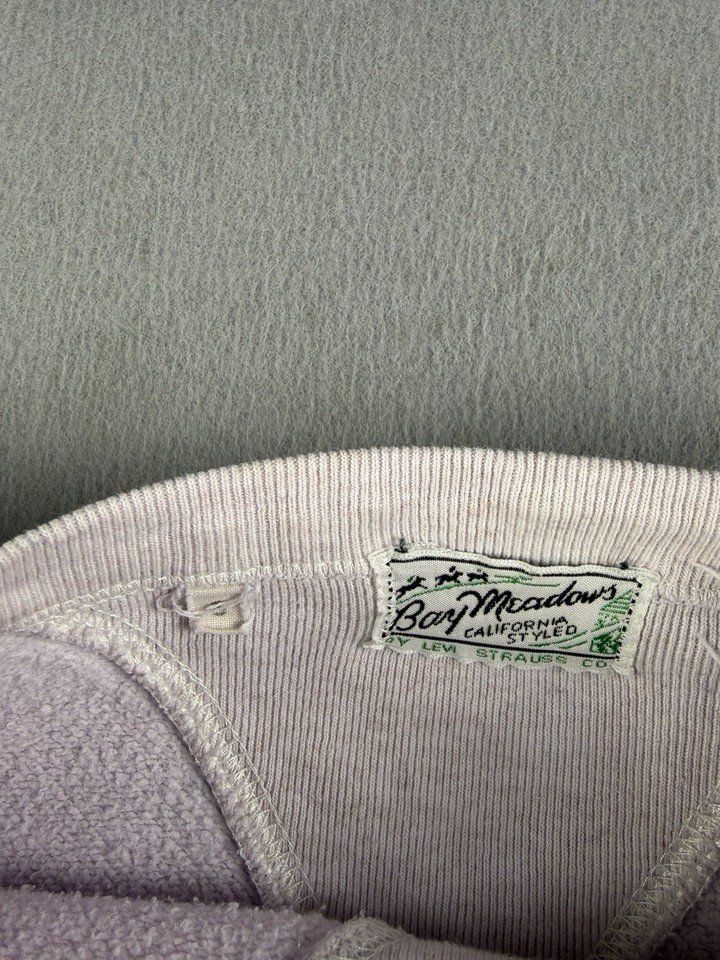 Levis Vintage LVC Bay Meadows Sweatshirt Men’s Size Small Gray Crewneck ...