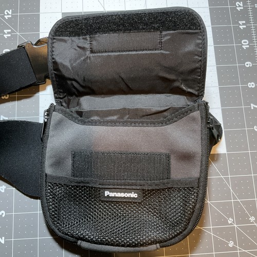 PANASONIC CD Jogger Case Black Neoprene Waist Bag Fanny Pack Travel ...