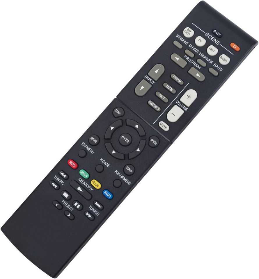 New Remote Control For YAMAHA RX-V379 TSR-5790 TSR-5790BL YHT-3920 AV ...