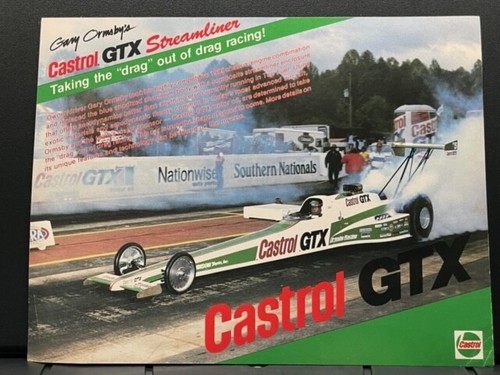 VRHTF NHRA "VINTAGE GARY ORMSBY CASTROL STREAMLINER" TOP FUEL DRAGSTER ...