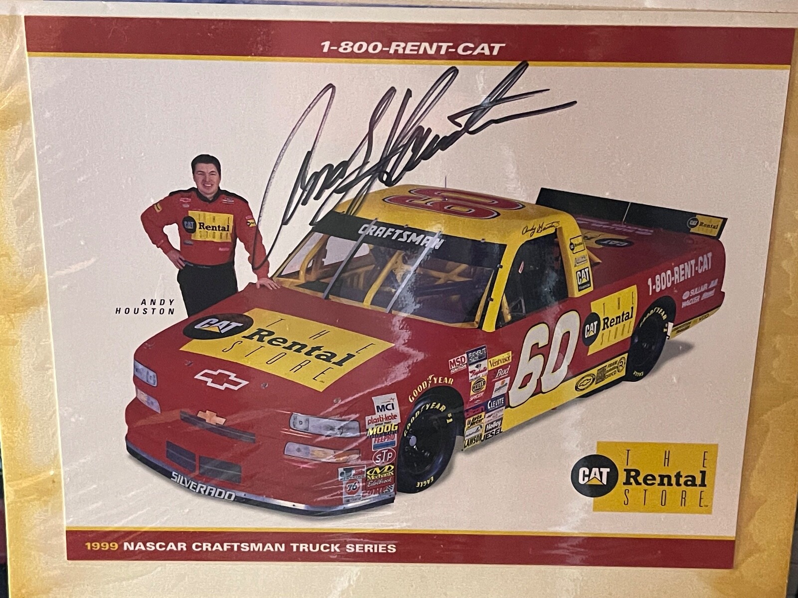 Autographed Andy Houston Signed NASCAR Truck Series Racing | eBay