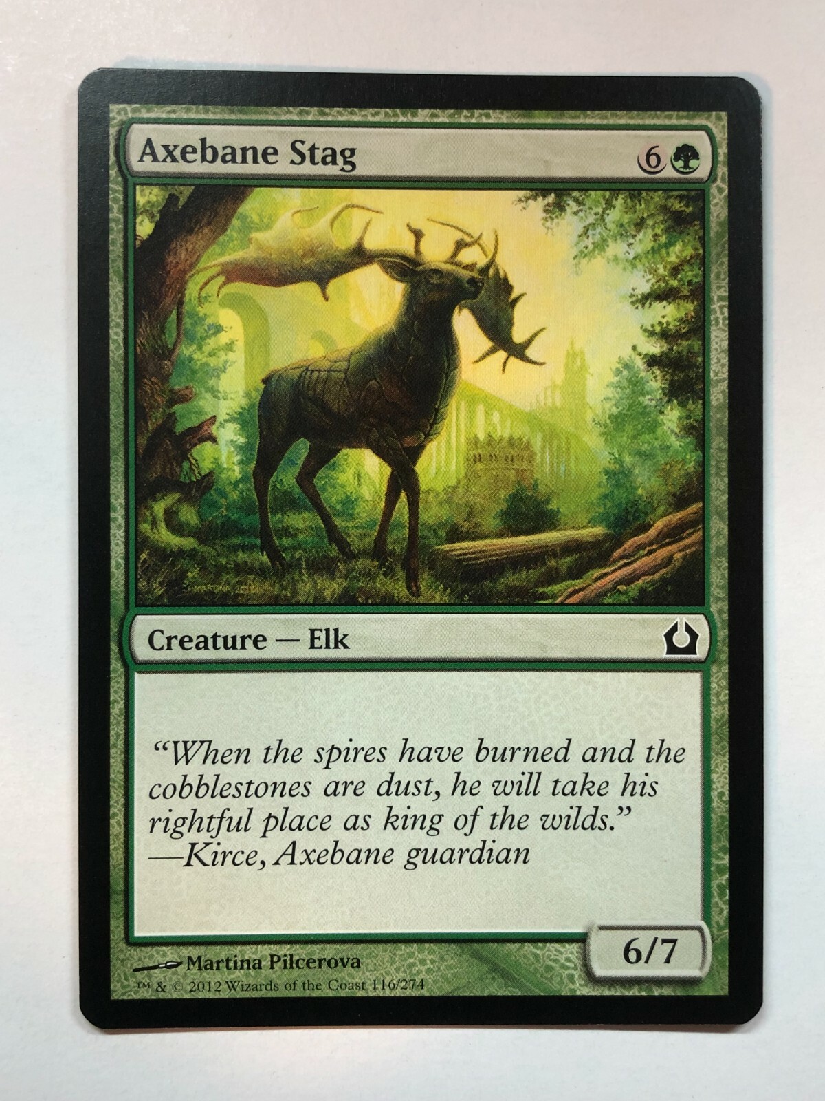 MTG Axebane Stag Return to Ravnica 116 Regular Common | eBay