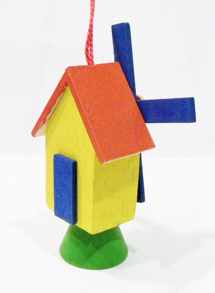 Steinbach Germany Windmill Wooden Wood Vintage 1970's Christmas Holiday ...