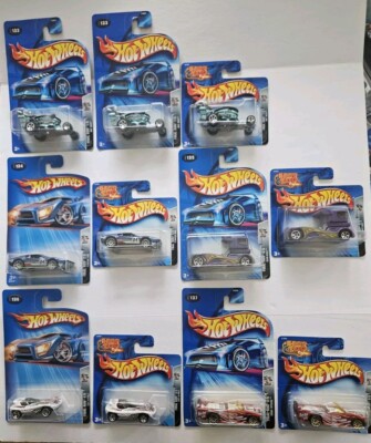 04 HOT WHEELS - FINAL RUN - COMPLETE SET OF 5 - LONG CARD & SET OF 5 ...