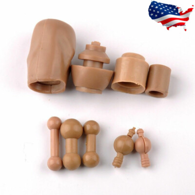 9X 1/6 Head Carving Sculpt Neck Joint Connector Adapters For 12" Figure ...