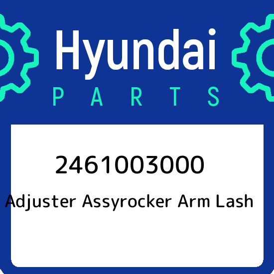 2461003000 Hyundai Adjuster assyrocker arm lash 2461003000, New Genuine ...