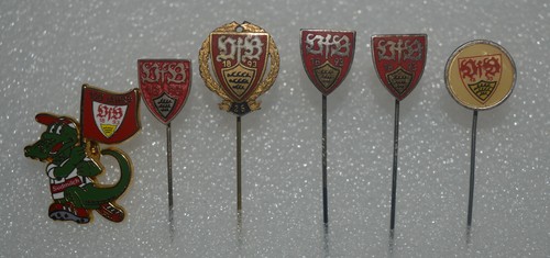VfB Stuttgart Football club vtg enamel pin badge lot rare Anstecknadel ...