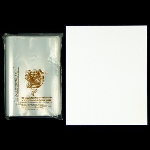 Collectorline Comic Bags and Backing Boards -- Old 2000AD Size / Panini ...