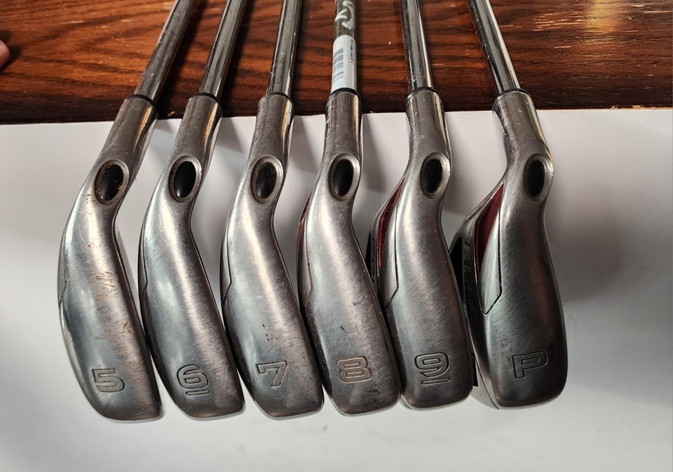 Callaway Diablo Edge Iron Set 5-PW Uniflex Steel Mens LH | eBay