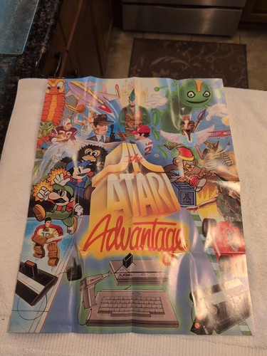The Atari Advantage Poster 1989, 2600 Poster 16.5"x 22" Original USA | eBay