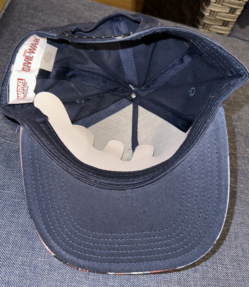 Marvel Civil War Captain America Iron Man Avengers Snapback Hat one ...